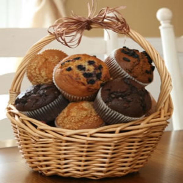 Muffin Basket – Oakville Bakery Burlington, Cake and Cupcake Delivery